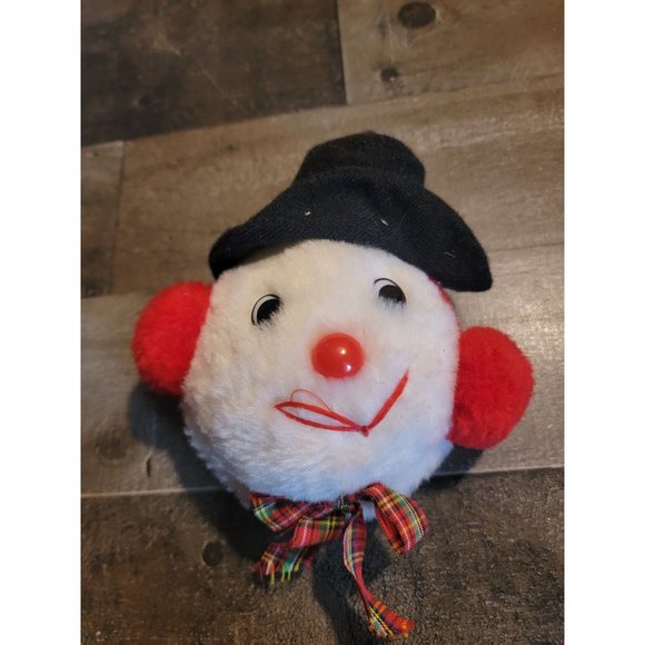 Unbranded | Holiday | Vintage Snowman Head Decor Xmas Ornament Figure ...